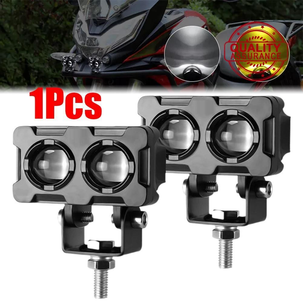 60w Motorcycle Led Lens Spotlight Double Lenses Spotlight Dual White Lamp Light Motorcycles B2u3 ...