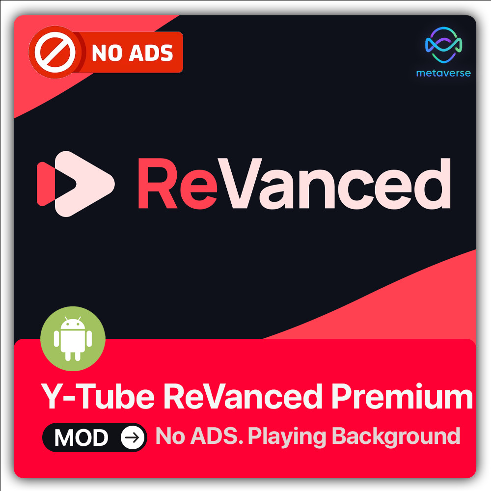 YT ReVanced - MOD: BLOCK ADS, PLAY BACKGROUND! 100% Working Lifetime ...