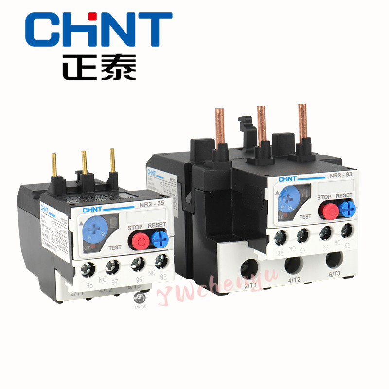 CHNT Thermal Relay NR2-25 Overload Protection 220v Thermal Protection Relay CJX2 Thermal ...
