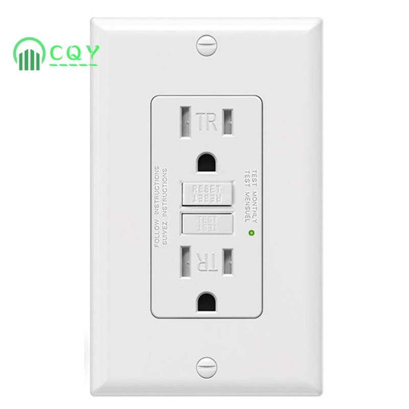 GFCI Outlet 15 Amp, Self-Test GFI Electrical Outlet, Tamper Resistant ...