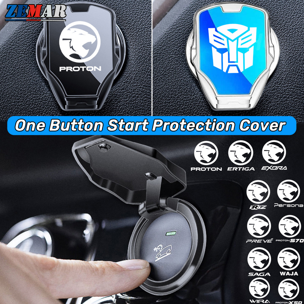 Proton Alloy Car One Button Start Protection Cover Decoration Car ...