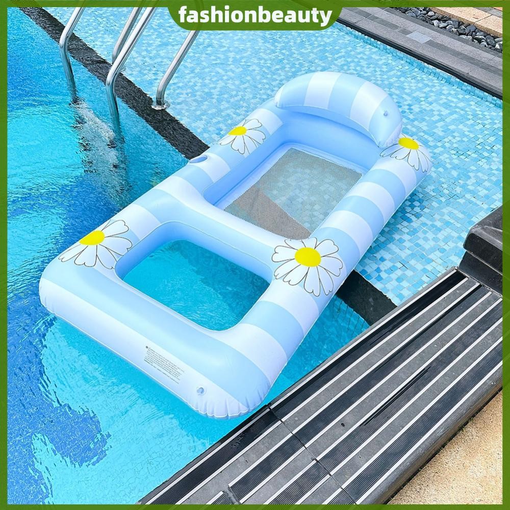 Inflatable Pool Float Pool Lounge Float Ergonomic Pool Floating Bed ...