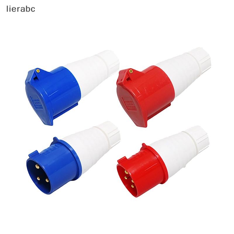 LIE 1 Piece 3PIN 4PIN 5PIN Industrial Plug And Socket Waterproof Connector 16A/32A Electrical ...