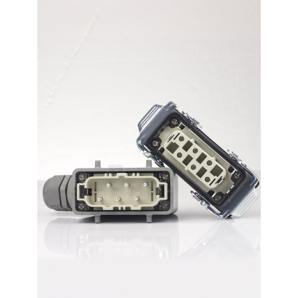 Rectangular Heavy Load Connector 35A Aviation Plug HSB-4 Core-6 Core-12 ...