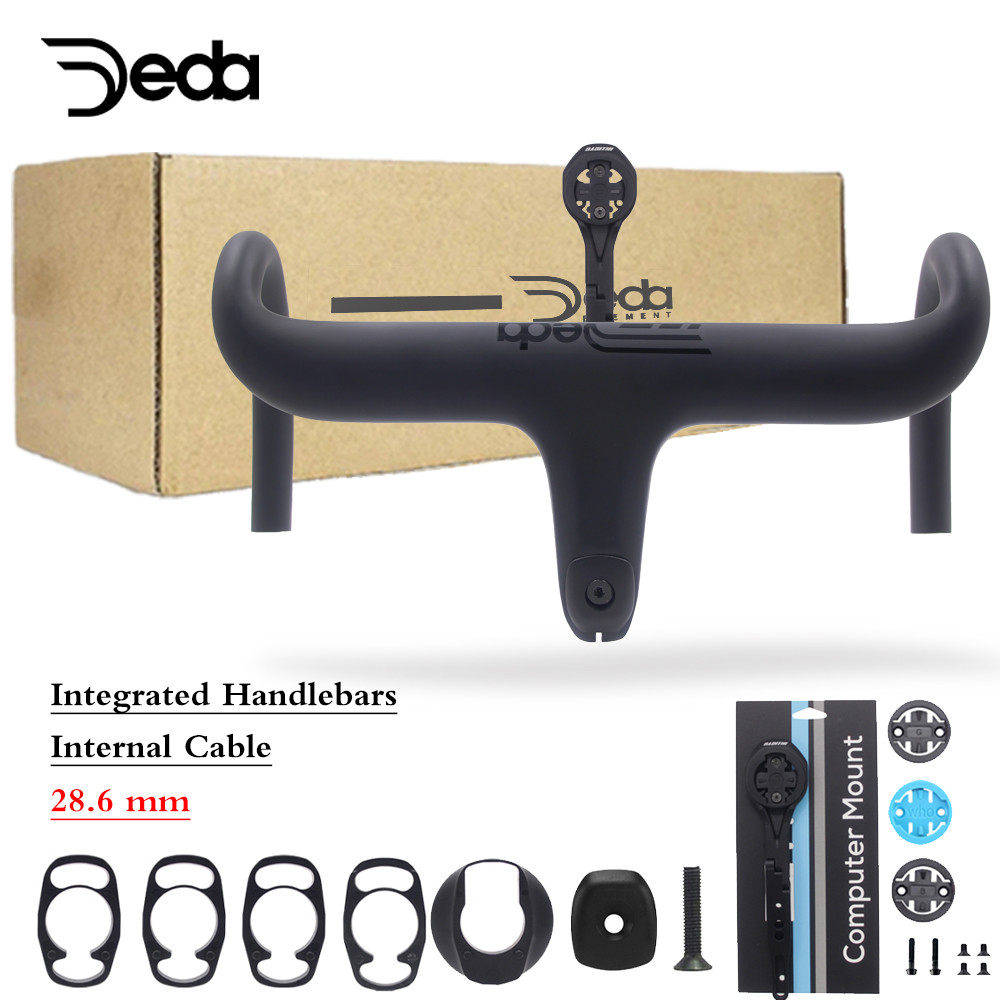 DEDA Internal Cable Integrated Bicycle Handlebar Full Carbon Fiber Road ...