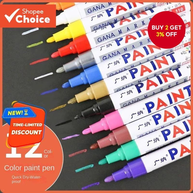 3PCS Paint Pens for DIY Photo Albums - Birthmark Number Graffiti Pens ...