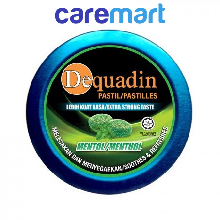 DEQUADIN PASTILLES EXTRA STRONG MENTHOL 46G (EXP:04/2027) | Shopee Malaysia