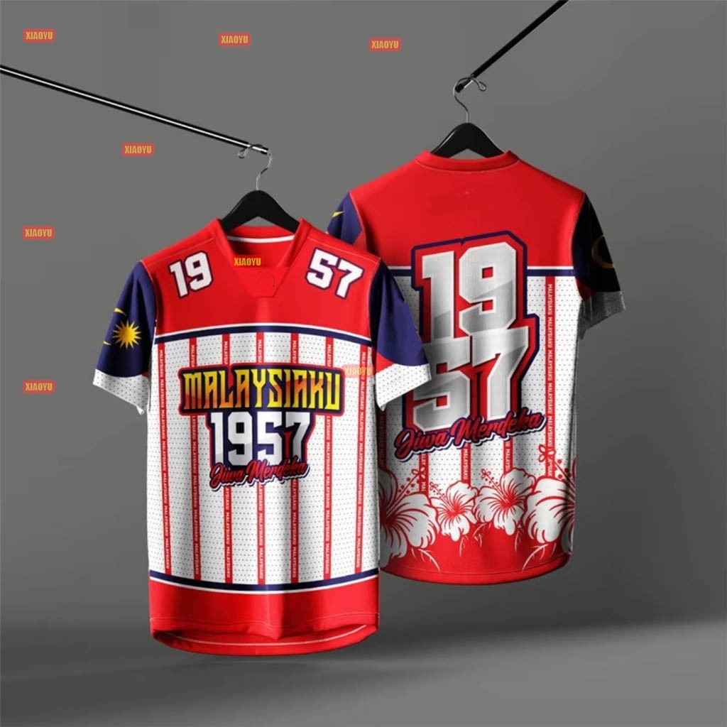 2025 Merdeka Clothes 68 Years of Jersey Ethnic Nfl T-Shirt T-Shirt 2025 ...