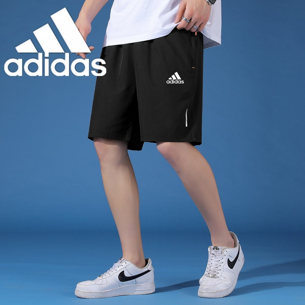 M-8XL 2025 Casual ice silk shorts for men sports gym jogging running ...