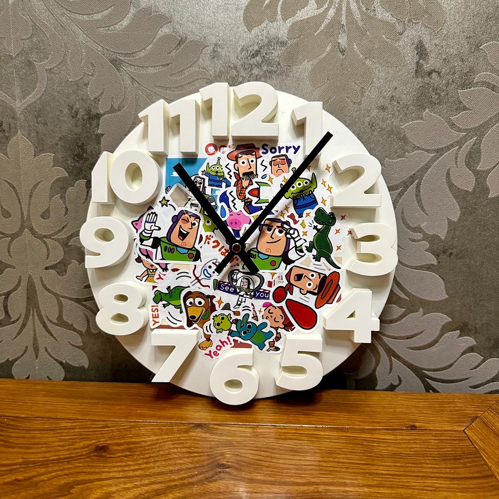 The fate Little Red Book DIY Buzz Lightyear Big Wall Clock Cartoon ...
