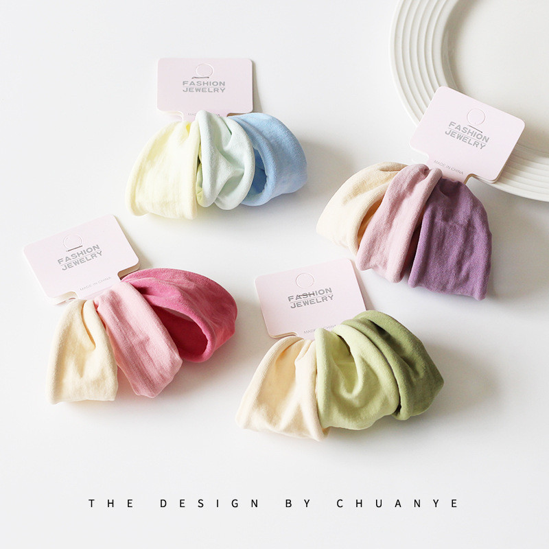 MISSKOI Color Mask Seamless Hair Tie Female New Style Cute All-Match ...
