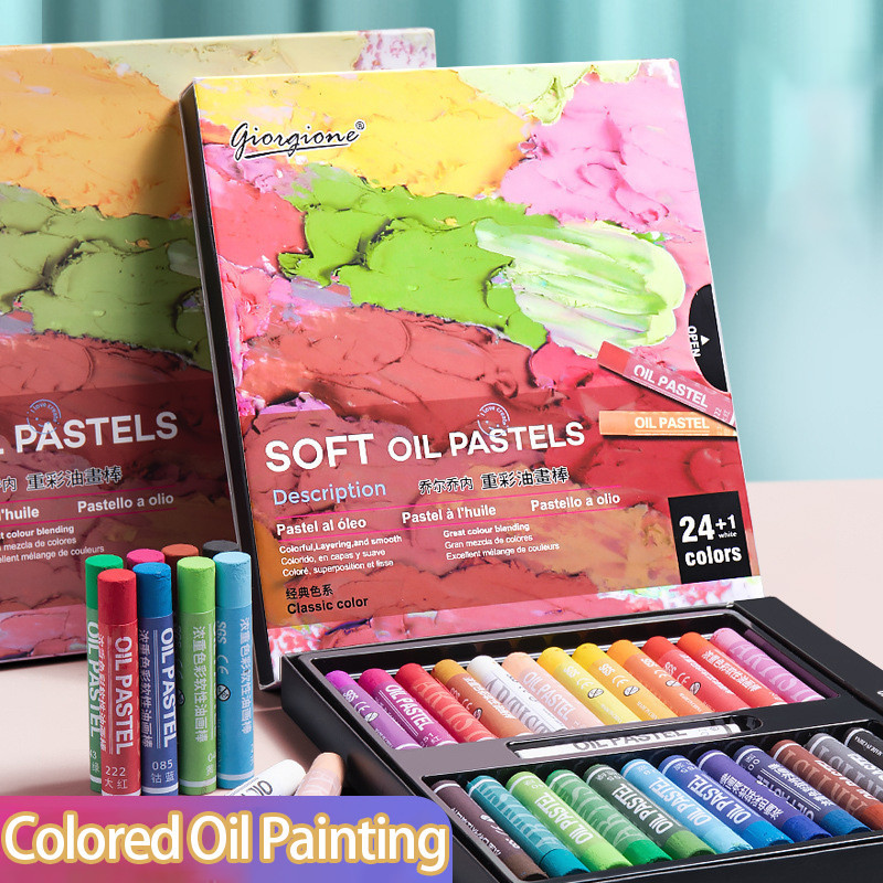 Giorgione 12/24/36/48Color Soft Oil Pastels Crayon Set Creative Kids ...