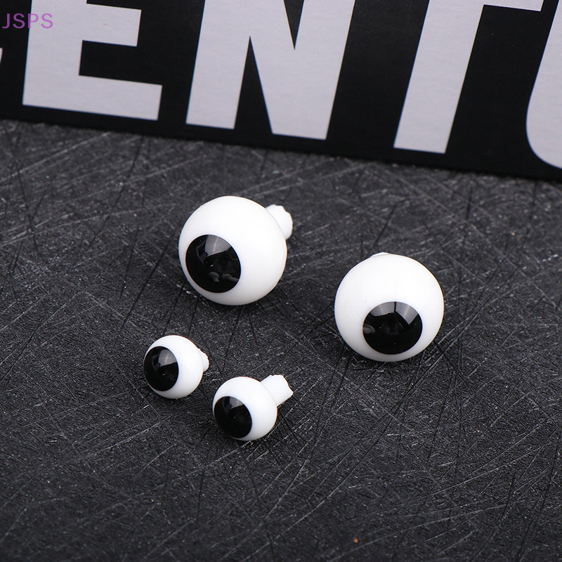 JSPS Bjd Doll Simulation Eyeball OB11 Doll Black Glass Eyeball Clay DIY ...
