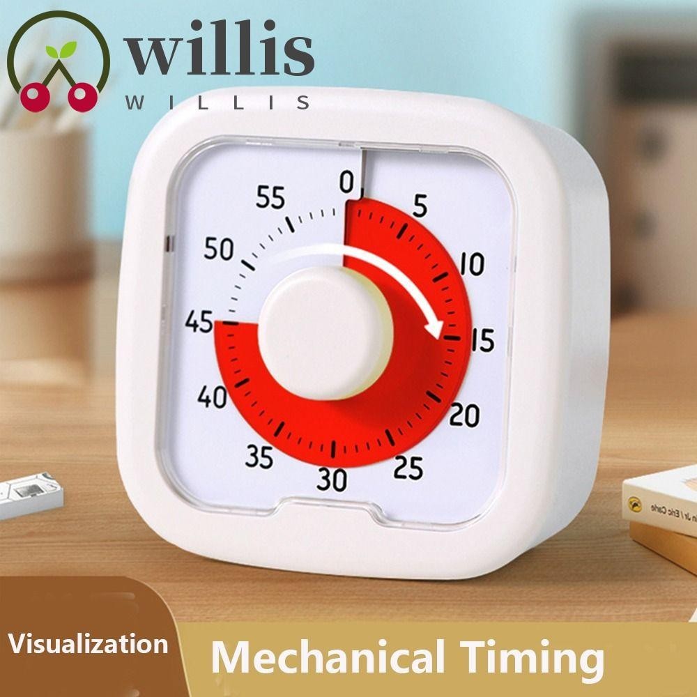 WILLIS Visual Timer, Silent 60-Minute Countdown Timer, Multi functional ...
