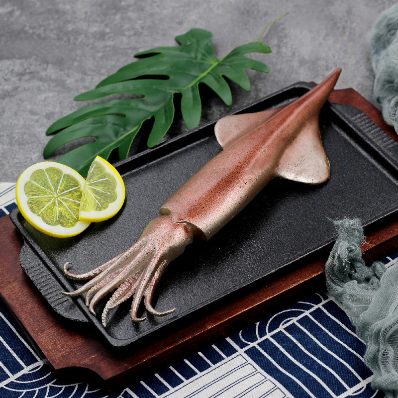 Artificial Large Squid Model Fake Seafood Squids Restaurant Windon ...