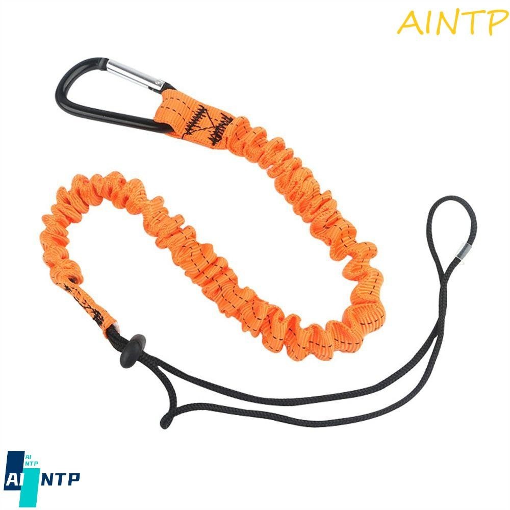 AINTP Safety Bungee Tether, With Carabiner Hook Climbing Working Tool ...
