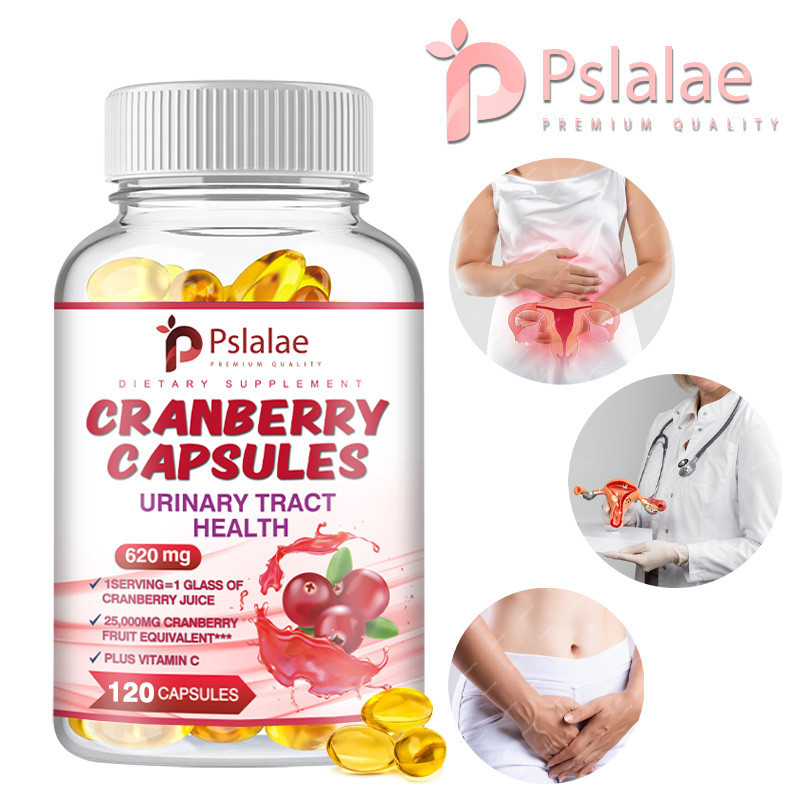 Pslalae Cranberry Capsules | Triple Strength Ultimate Strength | Non ...