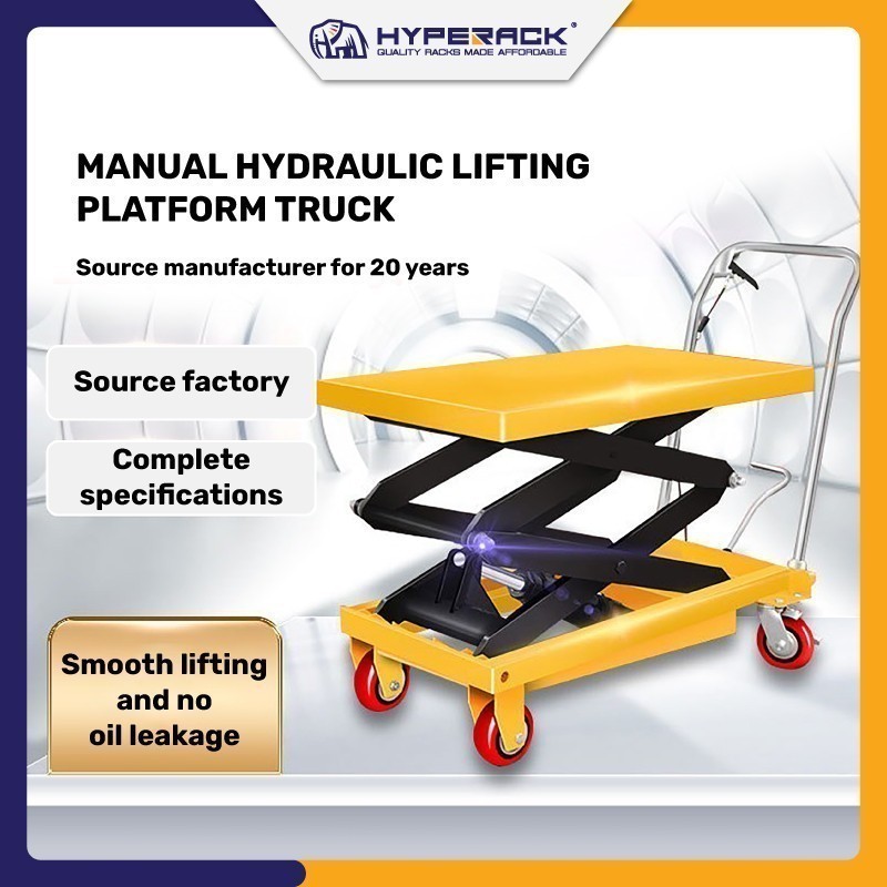 SUPERACK Heavy Duty Trolley Lift Table Truck Trolley Hydraulic Manual ...