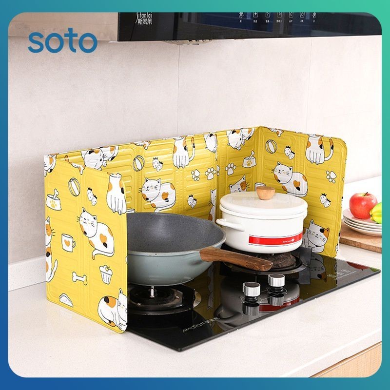 Kitchen Gas Stove Baffle Plate Aluminum Foil Insulation Board ...