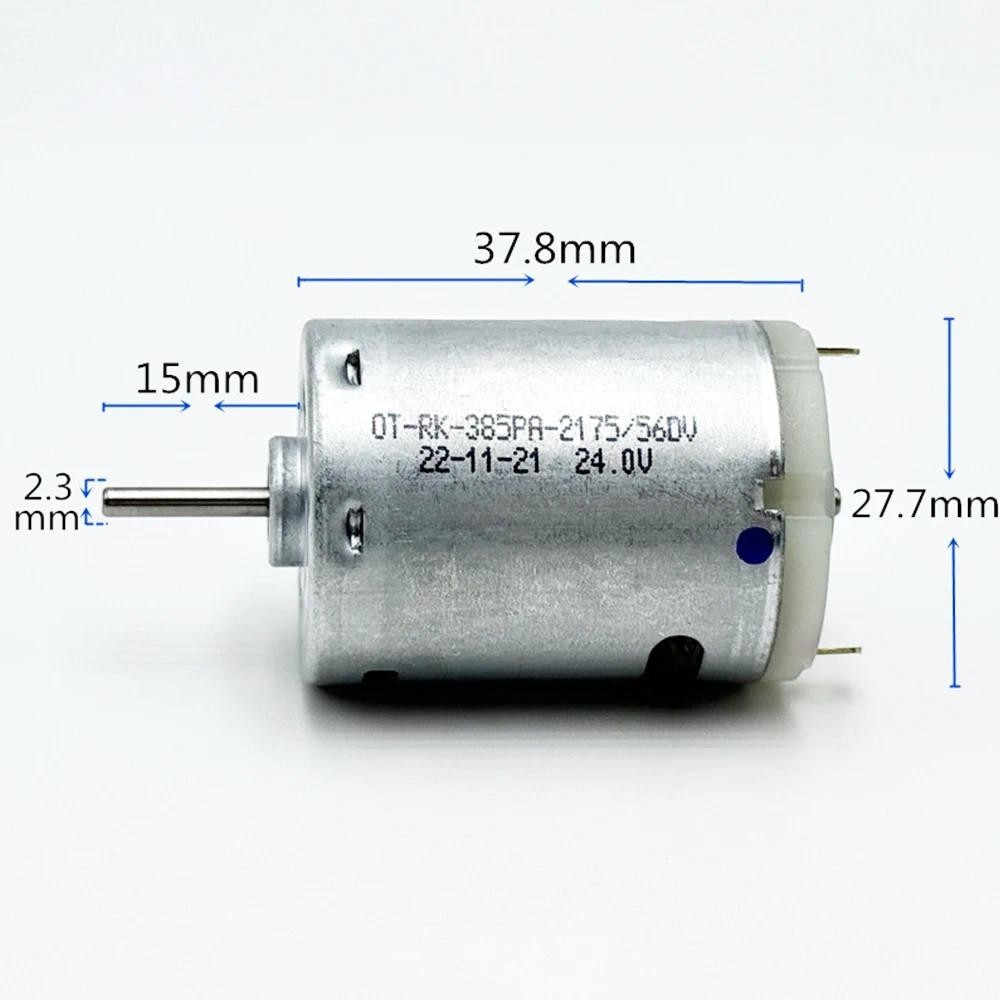 RK-385PA-2175 Carbon Brush DC Electric Motor 385PA 6V-24V 20800RPM High ...