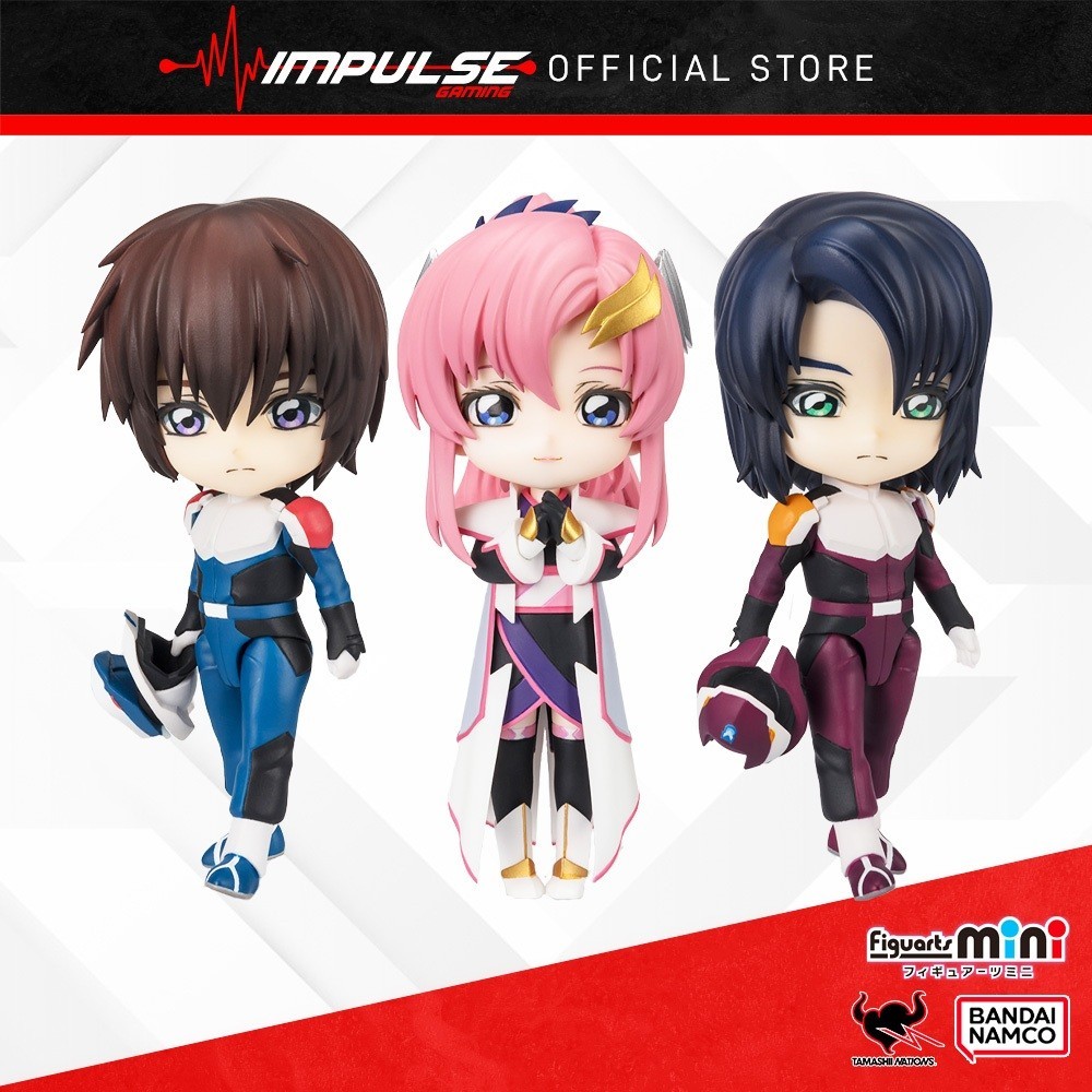Bandai Tamashii Figuarts Mini Kira Yamato / Lacus Clyne / Athrun Zala ...