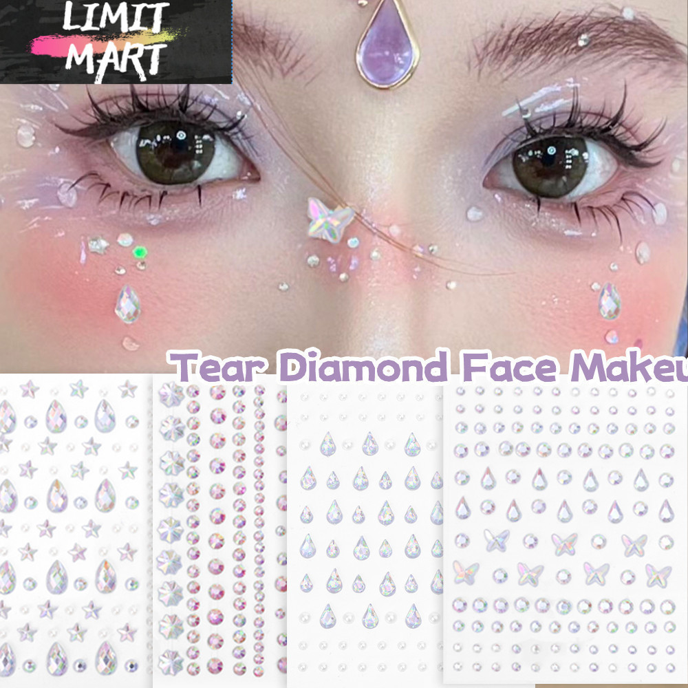 SMhomeThings DIY Diamond Temporary Tattoo Face Stickers Children ...