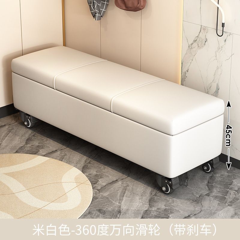 Home shoe bench light luxury storage bench long bench sofa bench long ...