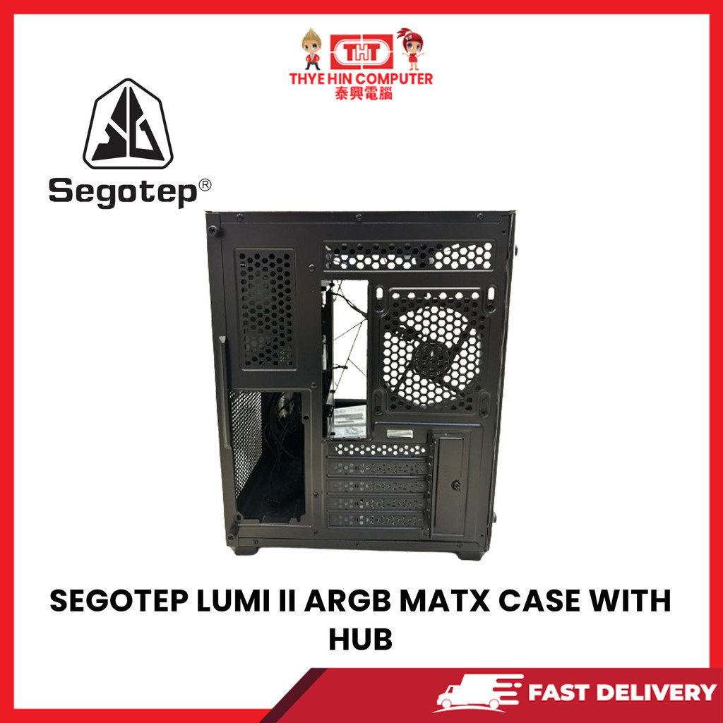 SEGOTEP LUMI II ARGB MATX CASE WITH HUB | Shopee Malaysia