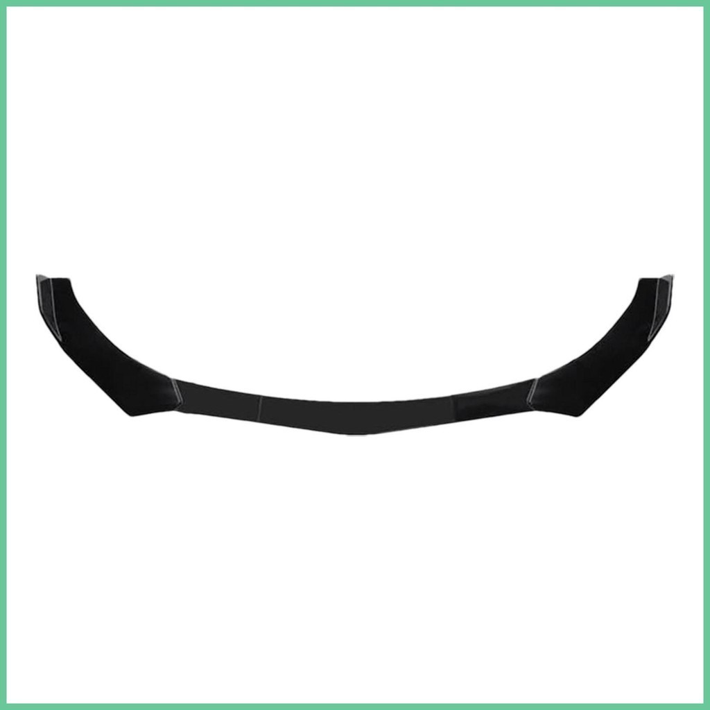 Car Front Splitter Waterproof Adjustable Lip Front Splitter Black Front ...