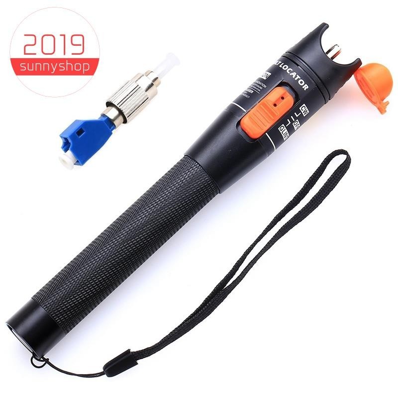 Fiber Visual Fault Locator 10MW, VFL Fiber Optic Cable Tester Red Light ...