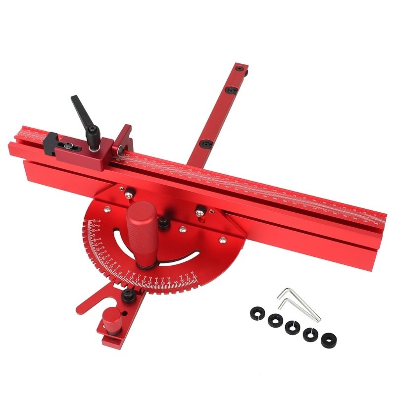 PCF* Woodworking Benches Tool Miter Gauges and Fence Track Stop Sawing ...