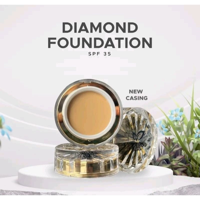 Dherbs Diamond Foundation by Aliff Syukri Top Beautiful Tips | Shopee ...