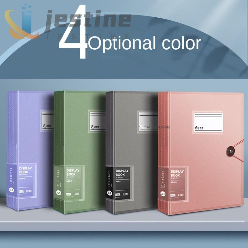 JESTINE A4 File Folders Students School Storage Folders Receipt Holder ...