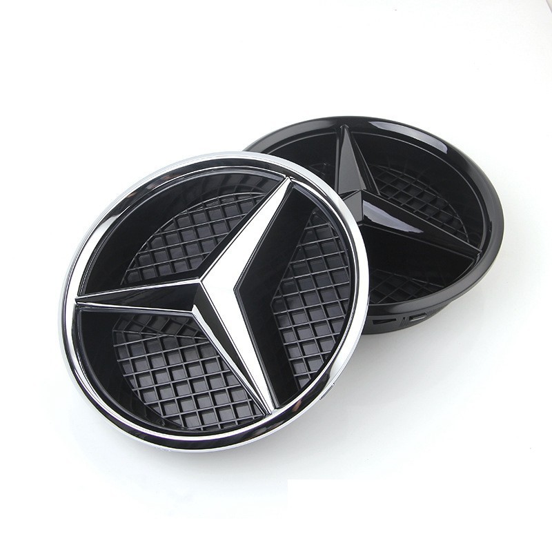 185mm front grille logo for Mercedes Benz W205 W204 W213 mesh emblem ...