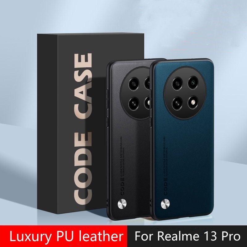 For Realme 13 Pro Plus 13pro Case Luxury Silicone Leather Cover for ...