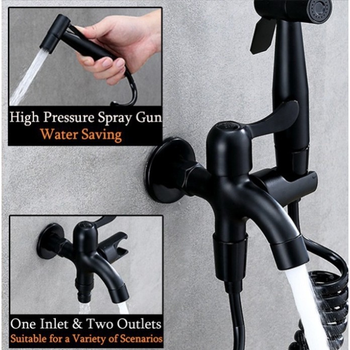 Set of 1 Jet Shower SUS304 Toilet Branch Faucet Stainless Shower Jet ...
