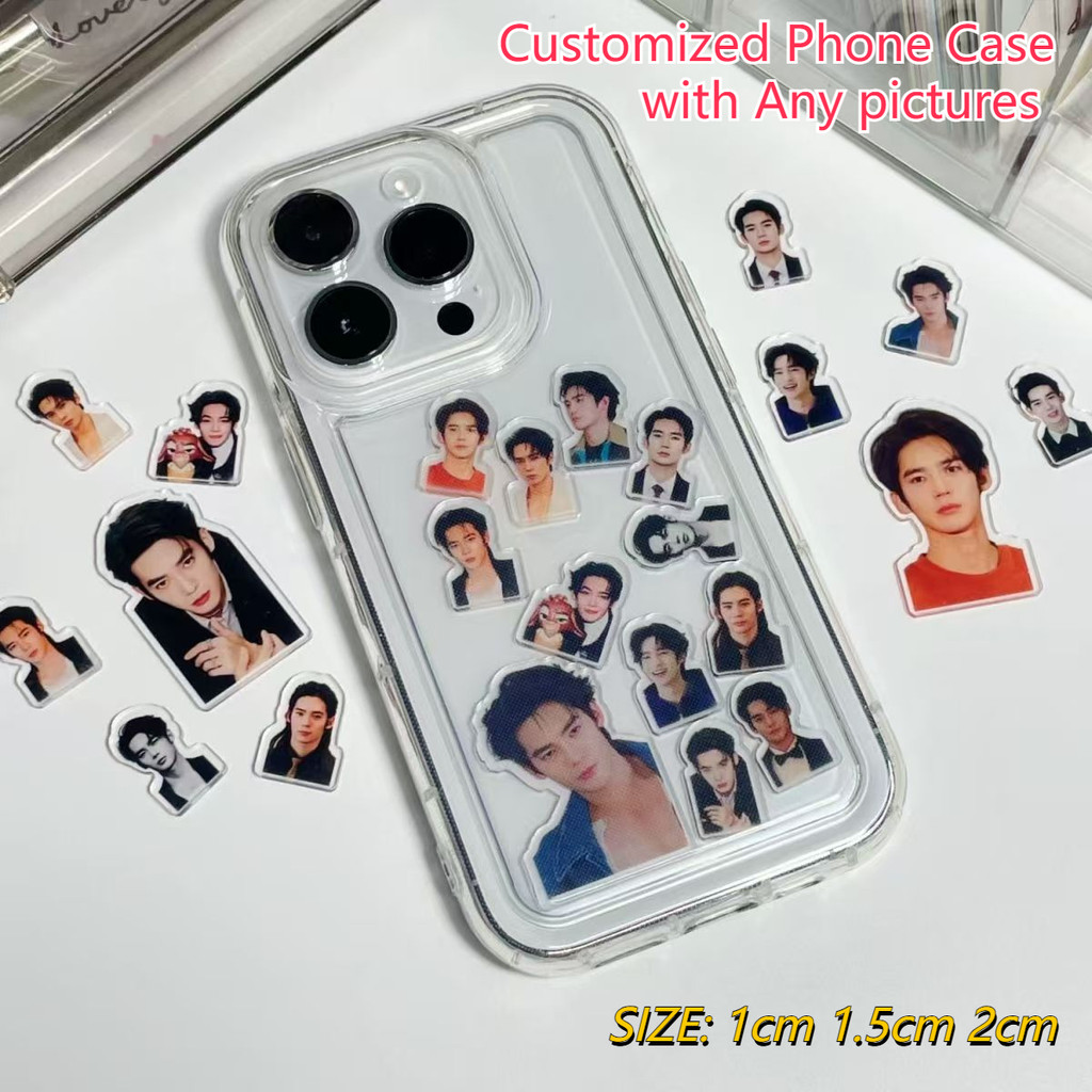 Customized Shaker Phone Case With Any Pictures Bubble Heads Acrylic ...