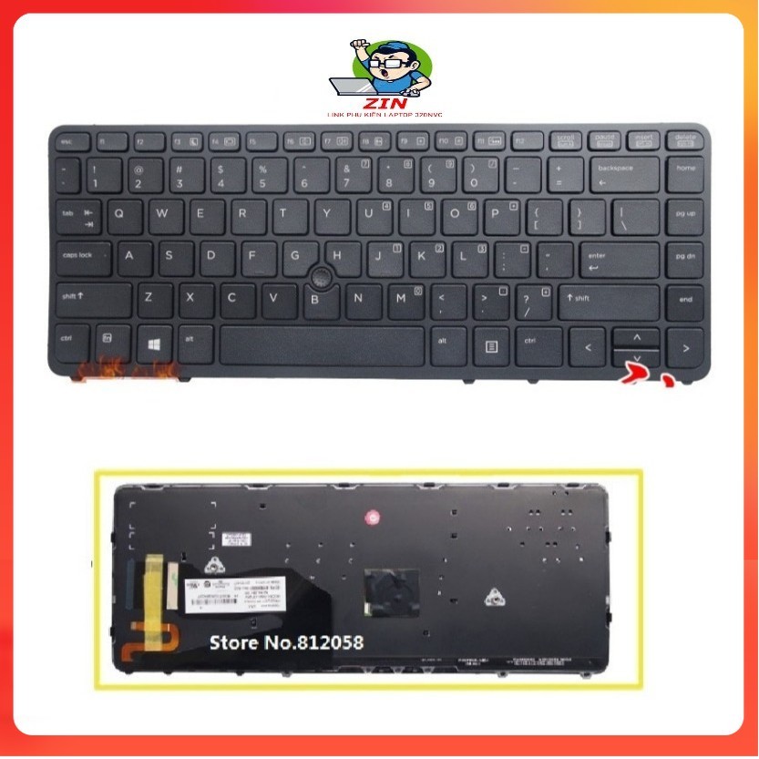 Laptop Keyboard Hp Elitebook 840G1 840G2 850G1 850G2 740 G1 740 G2 745 ...