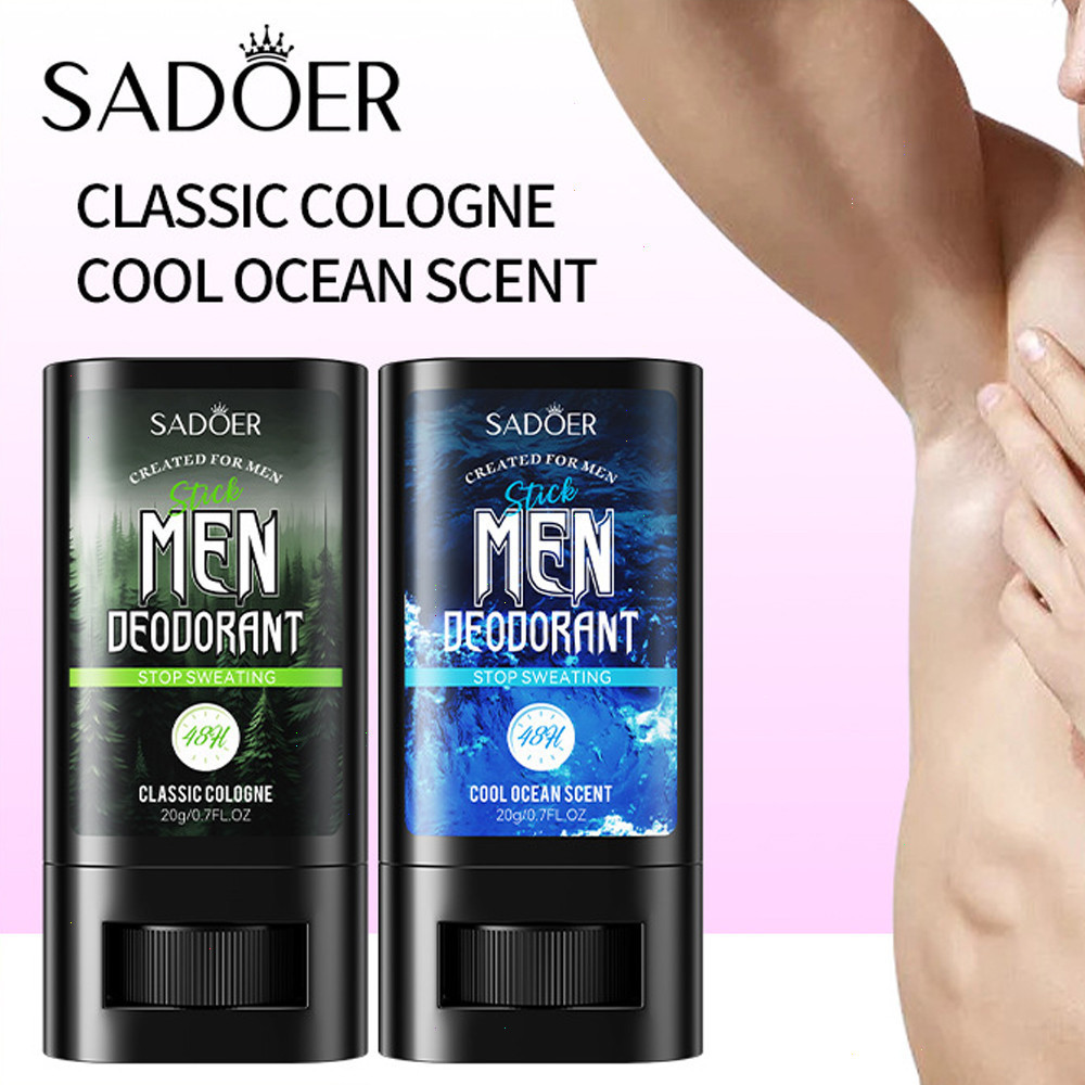 ROREC SADOER Men Deodorant Stop Sweating Stick 48H Natural Scent ...