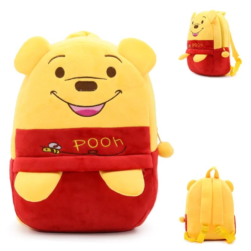 NEW big size Pooh Bear plush bag plush toy backpack kindergarten ...
