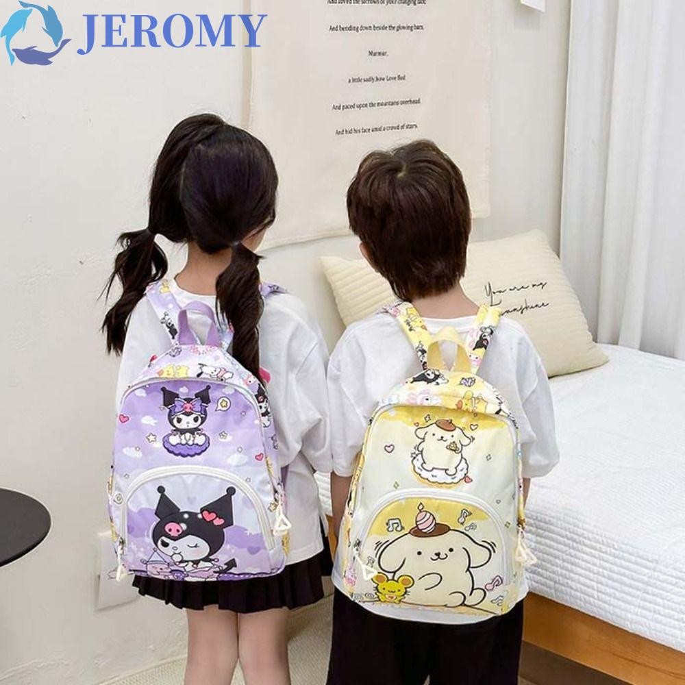 JEROMY Cartoon Kuromi Backpack, Korean Style Cinnamoroll Children ...