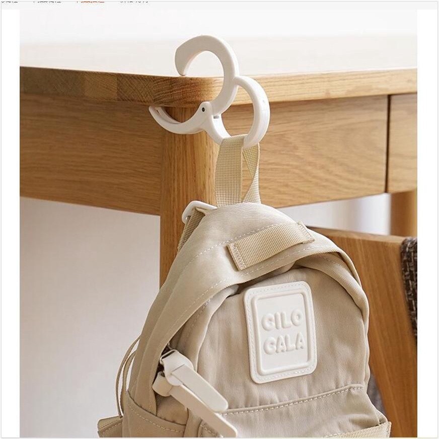 Clothes and hats hook s-shaped hook, desk hook, round rod hook bagpack ...