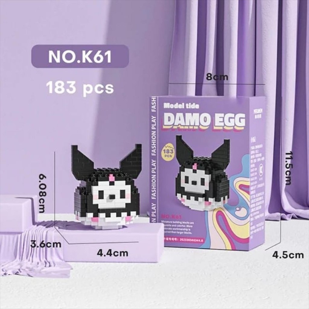 Damo Egg Nano Mini Block Brick Bricks Figures Building Blocks Puzzle ...