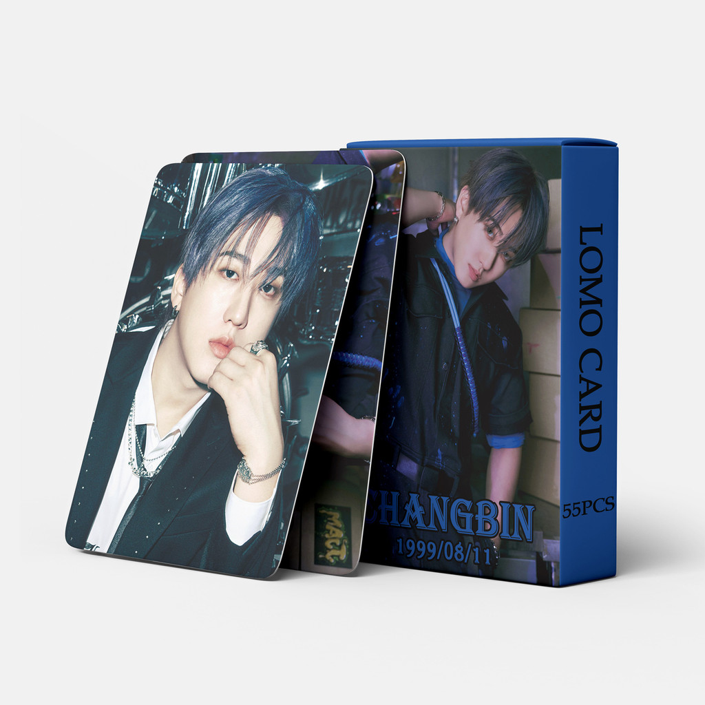 KPOP 55Pcs/Set Kpop Stray Kids ATE ChangBin Solo Lomo Cards Boys ...