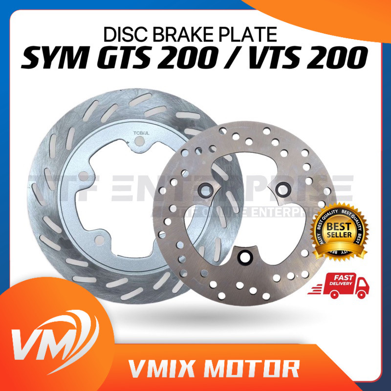 SYM GTS200/VTS200 DISC BRAKE PLATE ( FRONT / REAR ) PIRING DISC GTS 200 ...