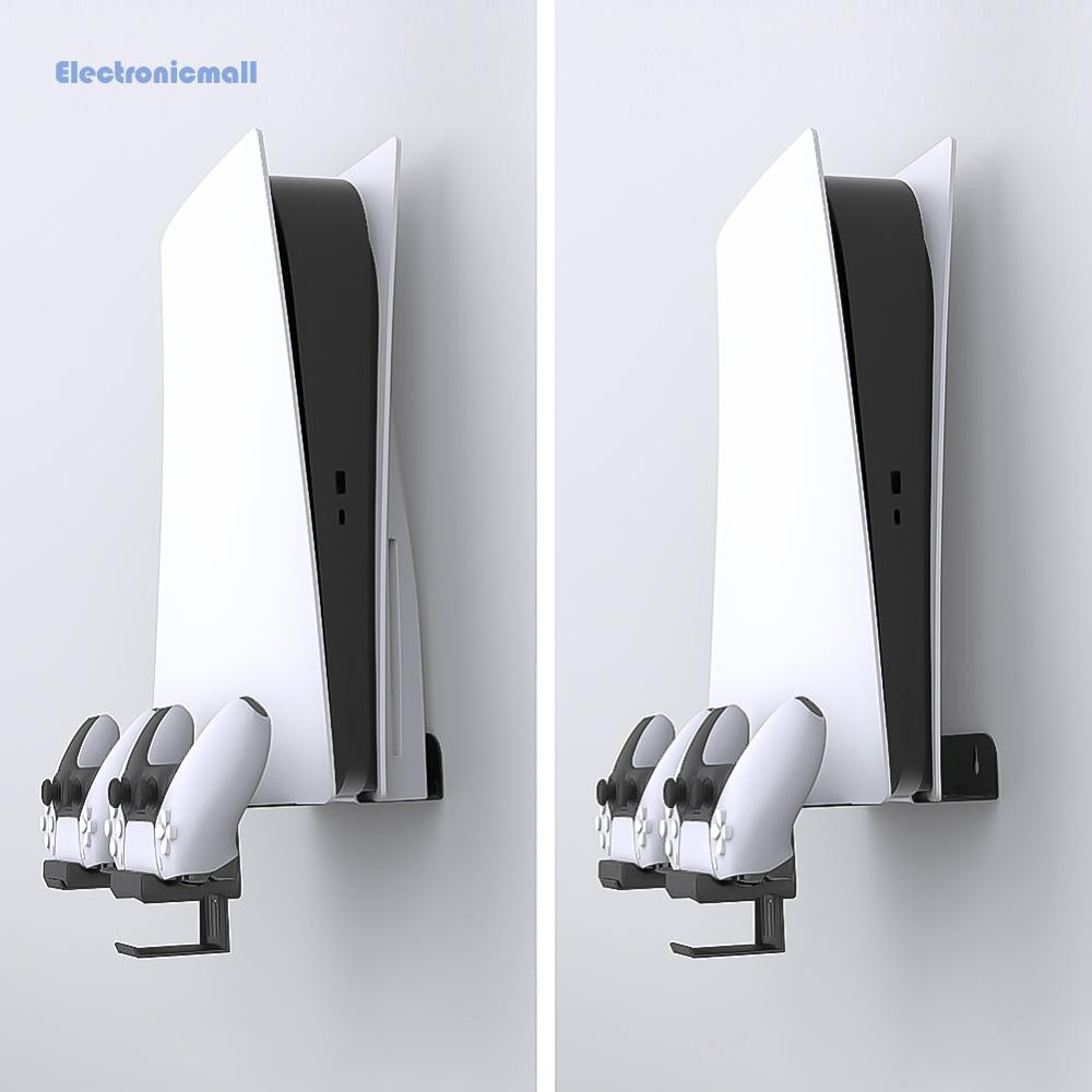 Wall Mount Kit Console Stand with Dual Controller Chargers for PS5 ...
