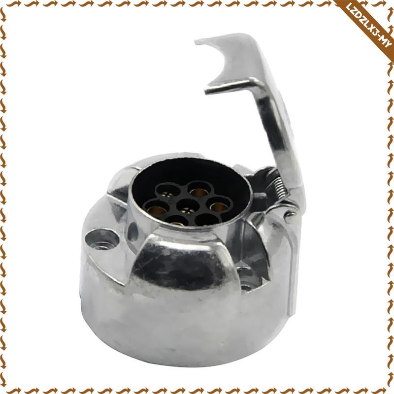 [Dovewill] 12V 7Pin Aluminum Trailer Light Socket Connector Plug for ...