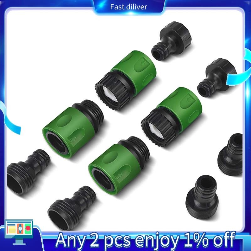 Garden Quick Connect Release Water Hose Fittings Plastic Connectors ...