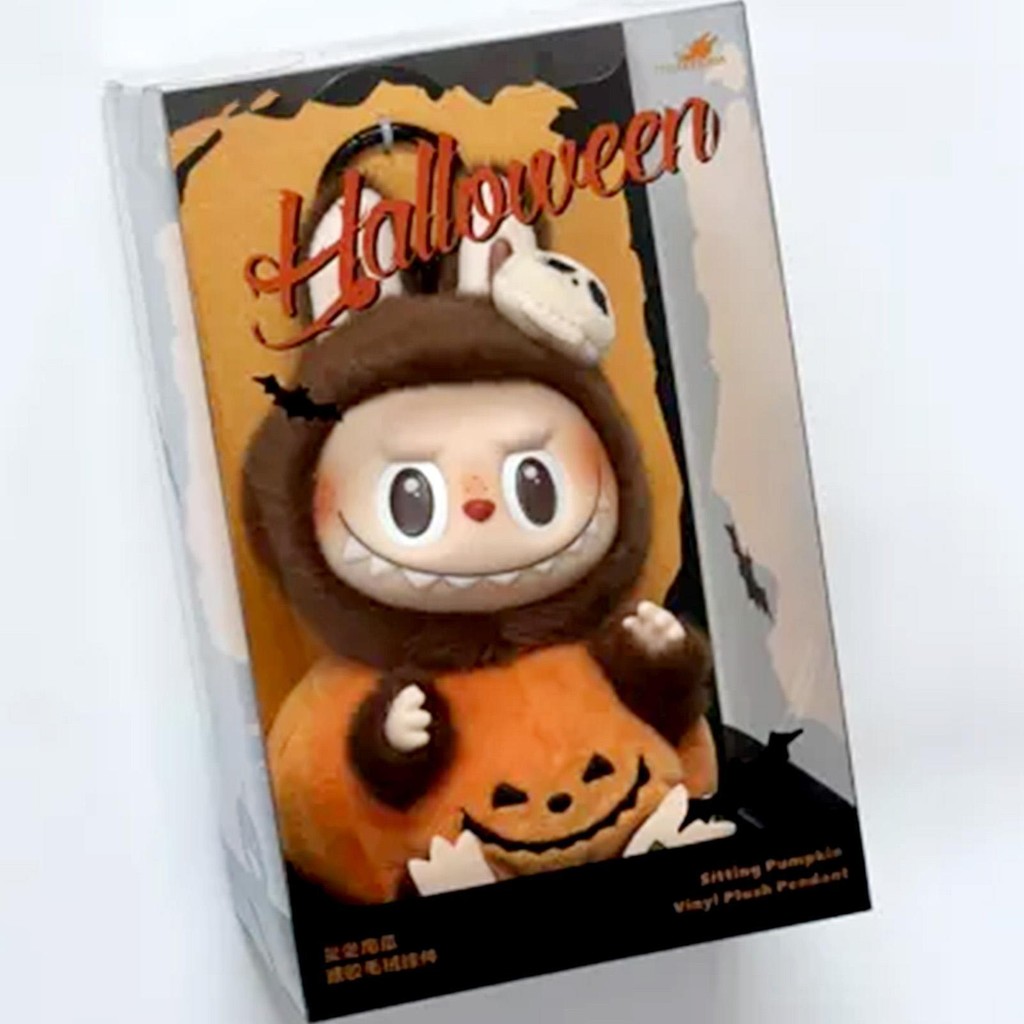 POP MART LABUBU Collectible Plush Characters Halloween Pumpkin Costume ...