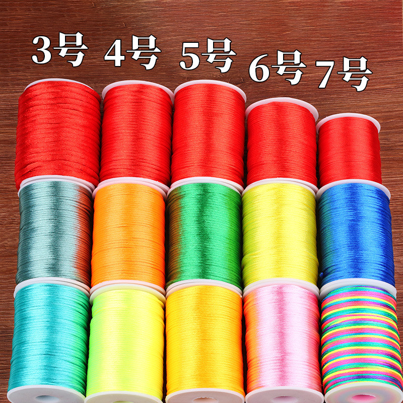China Knot No. 3 No. 4 No. 5 No. 6 No. 7 buatan tangan benang anyaman ...